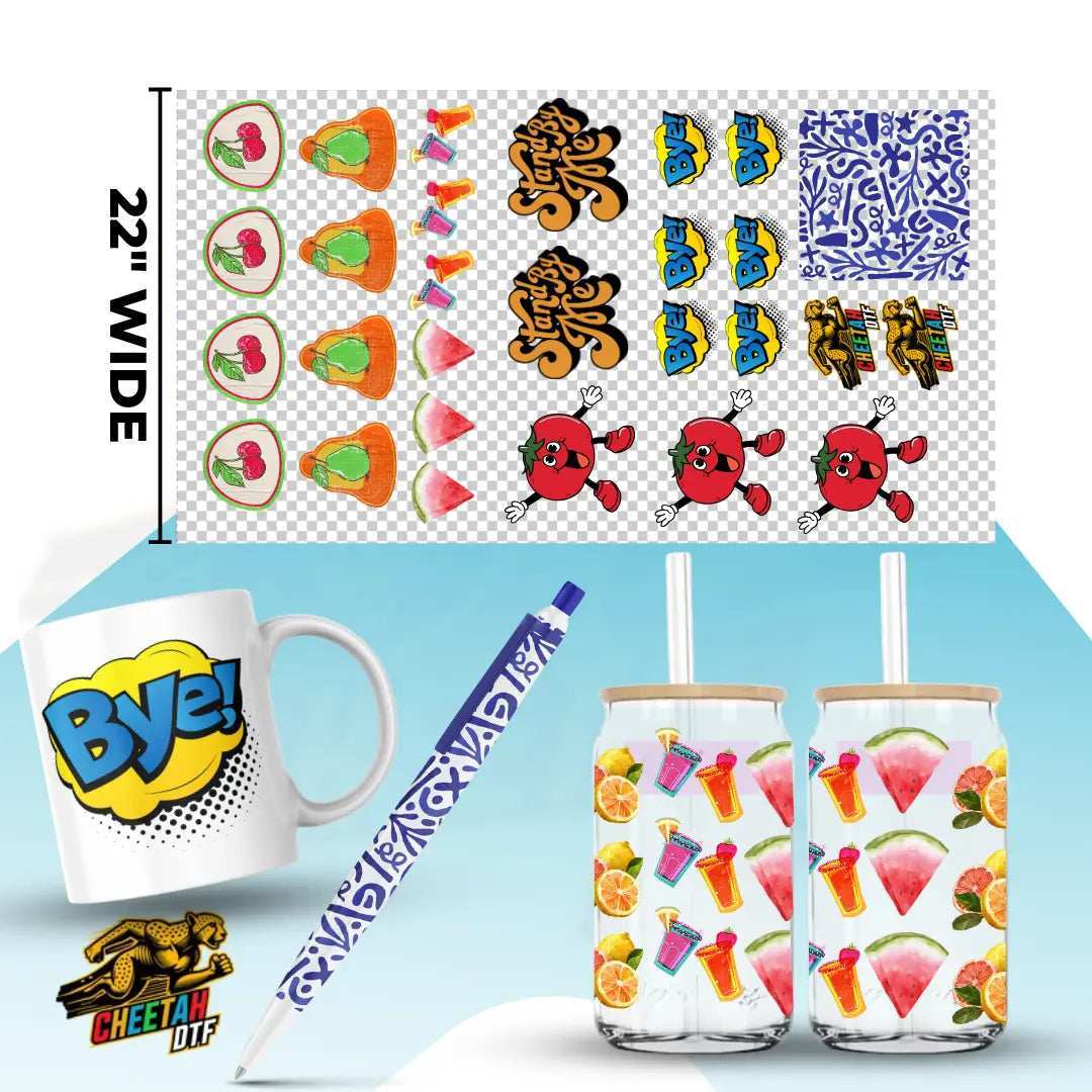 UV DTF Sticker Gang Sheet Builder | Cheetah DTF