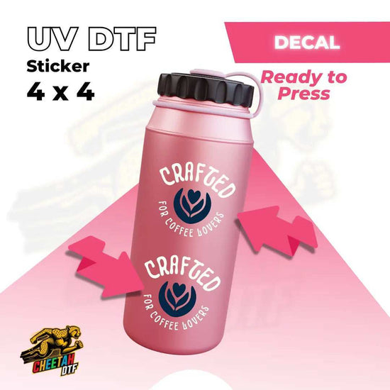 UV DTF Sticker Transfers by Size | Cheetah DTF