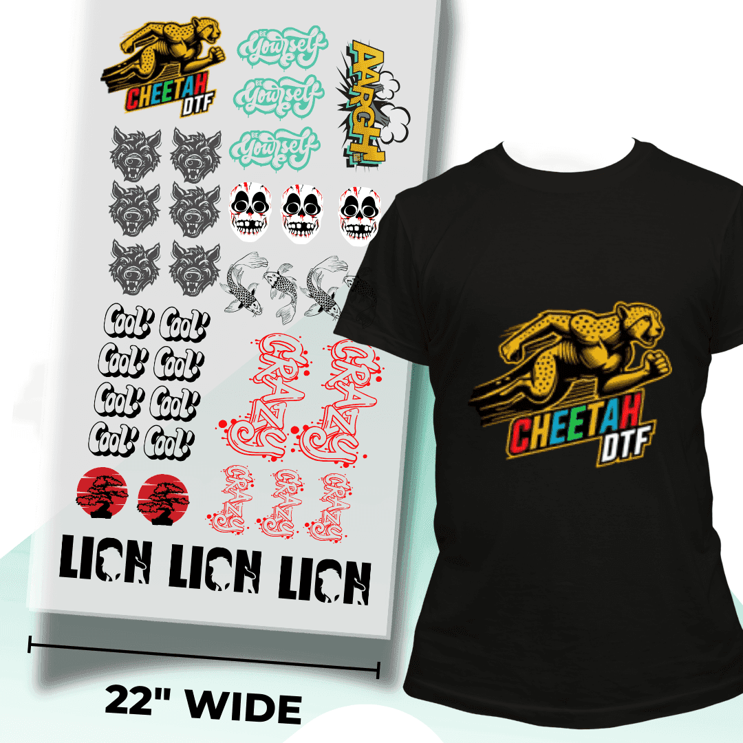 Custom DTF Gang Sheets - Upload Pre-Made Gang Sheet – Cheetah DTF